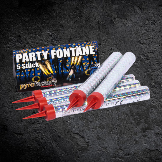 Party Fontäne bei Pyrocraft Feuerwerke