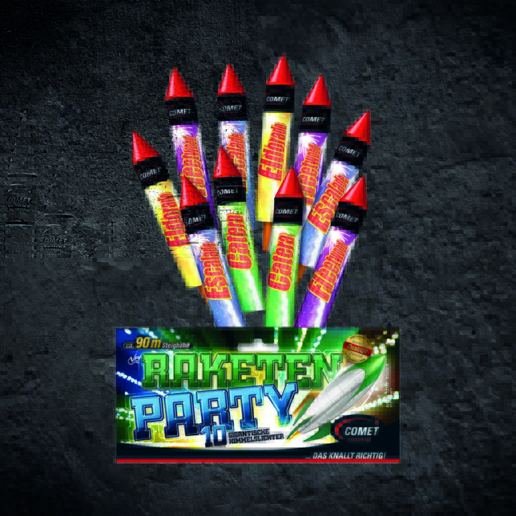 Raketen Party bei Pyrocraft Feuerwerke